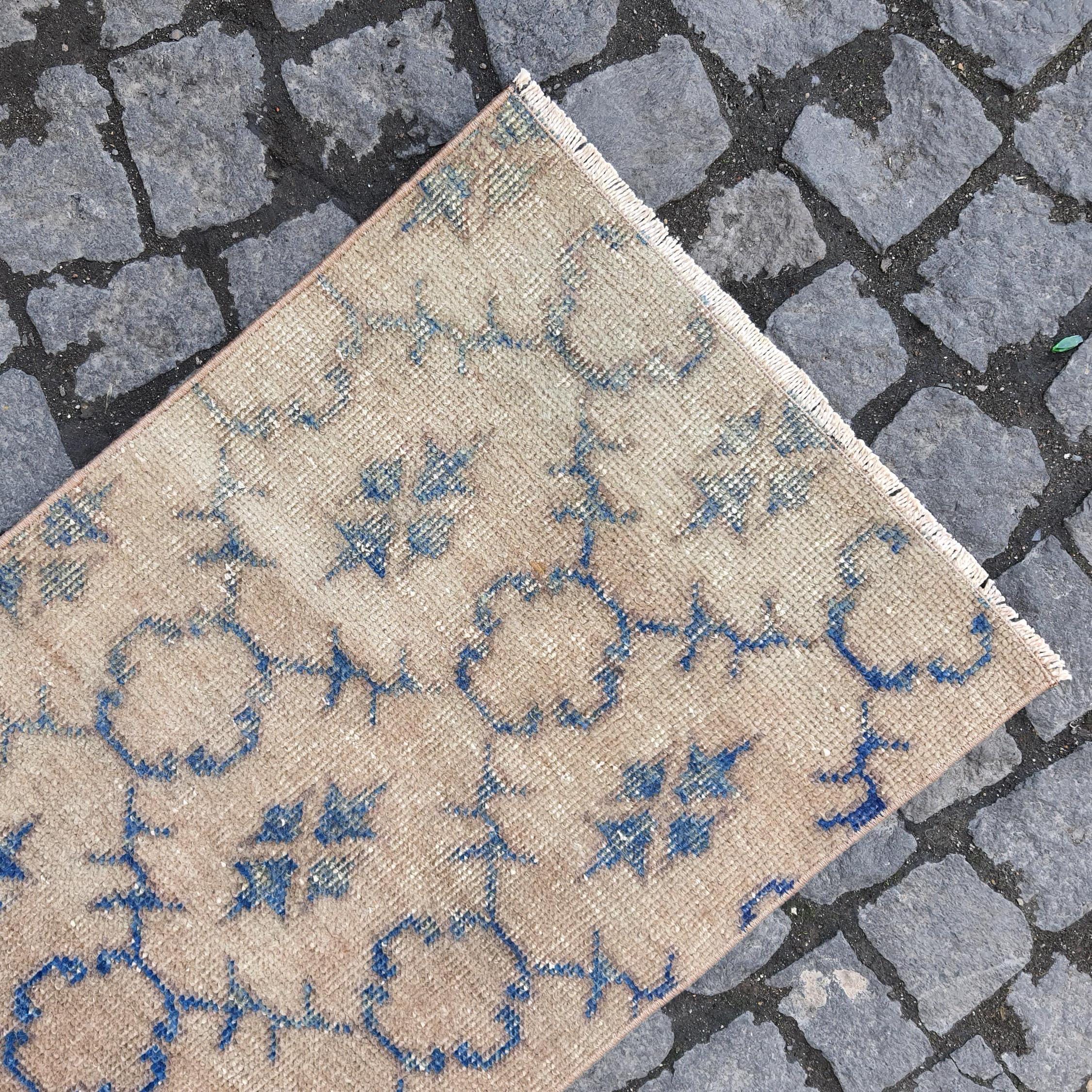 Vintage Inspired Decorative Small Rug , Unique Bohemian Accent for ...