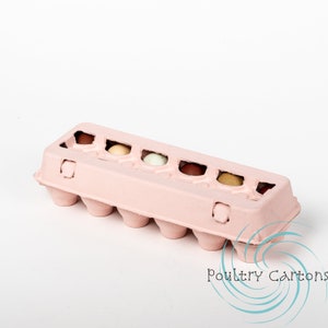 Pink Open Top Paper Pulp Chicken Egg Cartons (12 Eggs) - Etsy