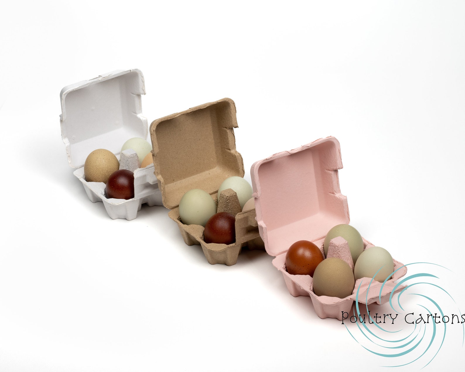 Pink Paper Pulp Chicken Egg Cartons (4 Eggs) - Etsy