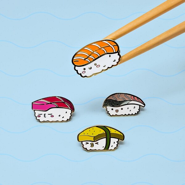 Sushi Pin - Etsy
