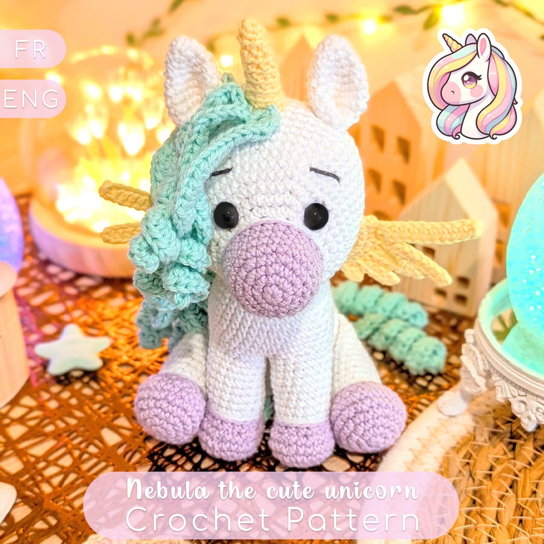 Patron Nebula La Licorne Au Crochet - Etsy