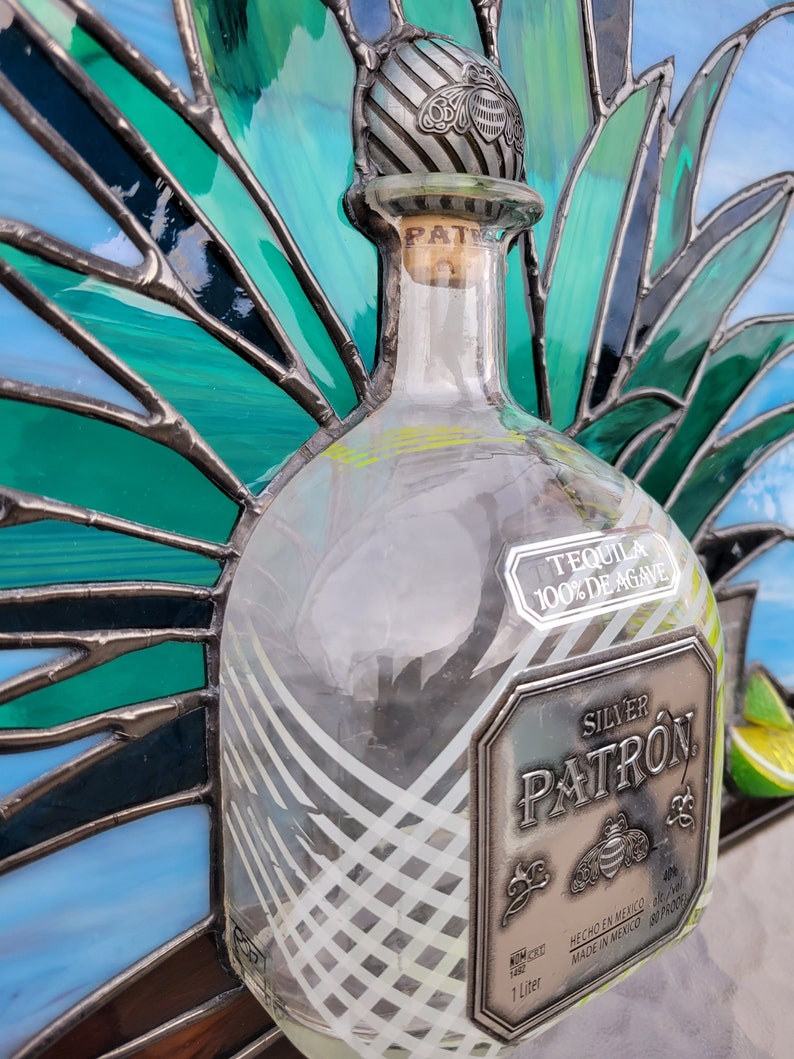 Patron Tequila 3D Stained Glass Window - Etsy