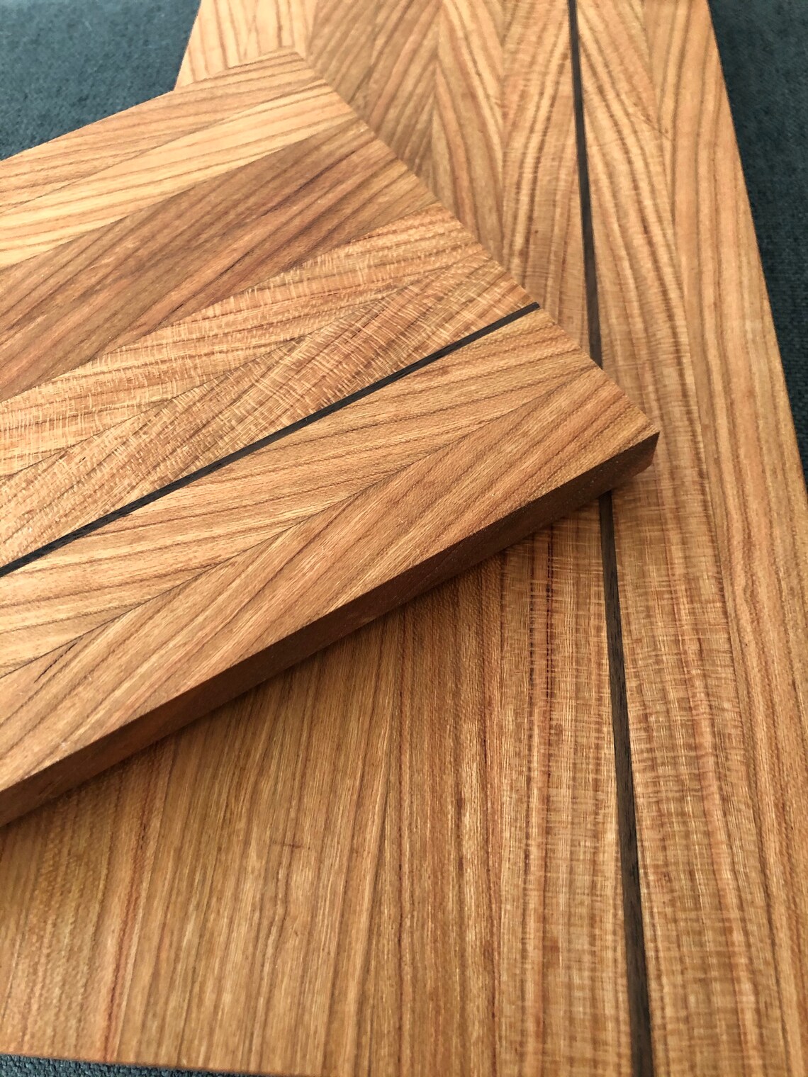 Custom Edge Grain Appalachian Cutting Board With Trivet - Etsy