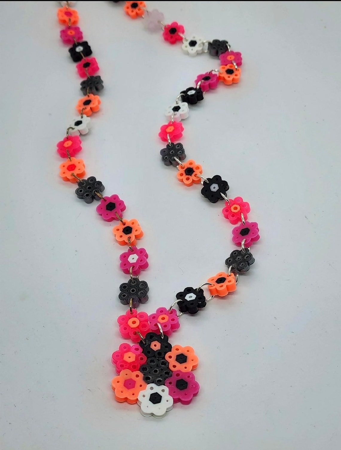 Unique, Colorful, Beautiful Perler Beads With Pendant - Etsy