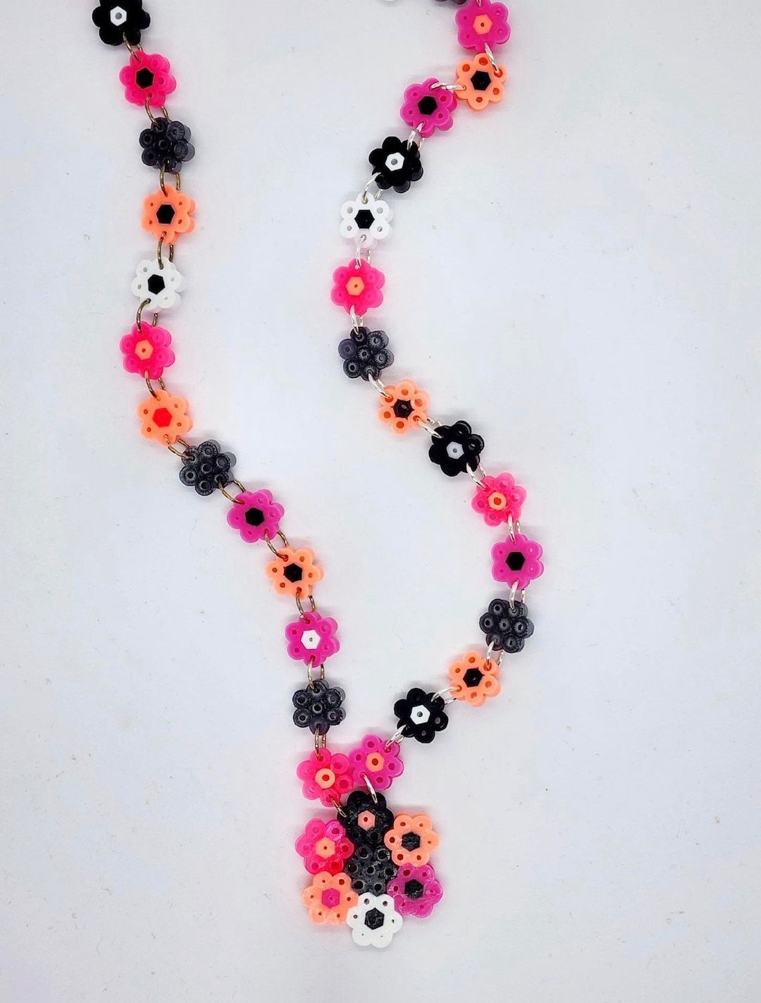 Unique, Colorful, Beautiful Perler Beads With Pendant - Etsy