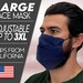 Men's Face Mask With Nose Wire, Face Mask Made Especially for Men With ...