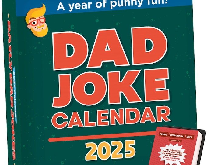 2025 Dad Jokes Calendar - 365 Days of Jokes With Artist Illustrations ...