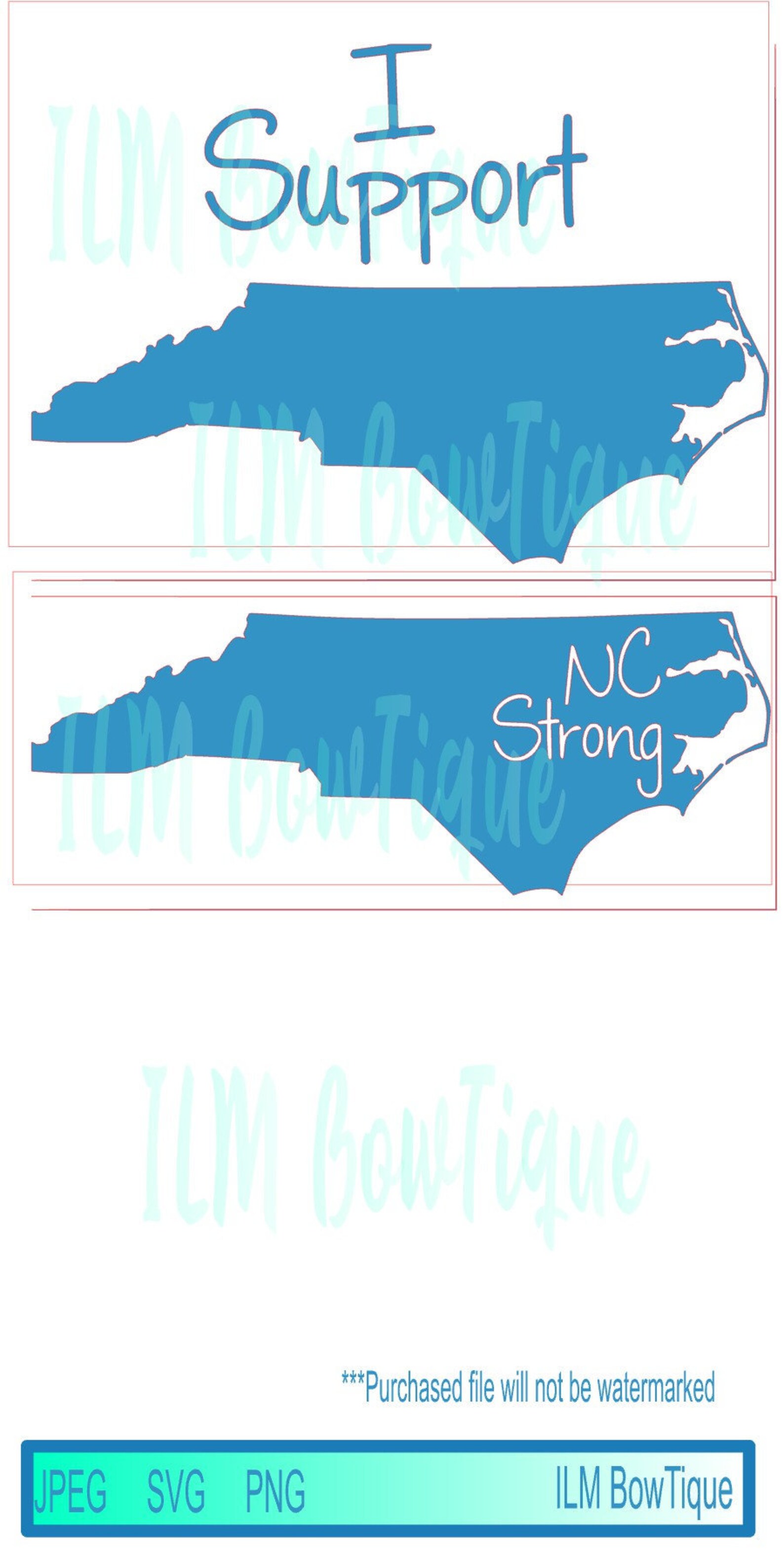 North Carolina Strong SVG, JPEG, PNG File - Etsy