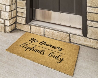 Elephant Door Mat - Etsy