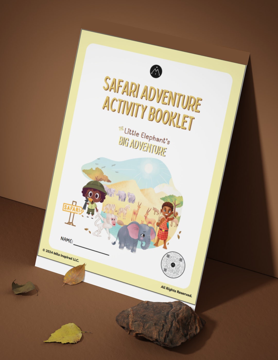 DIGITAL Safari Adventure Activity Booklet Little Elephant's Big ...