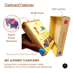 Safari ABC Flashcards – African Animal Alphabet Cards for Kids ...