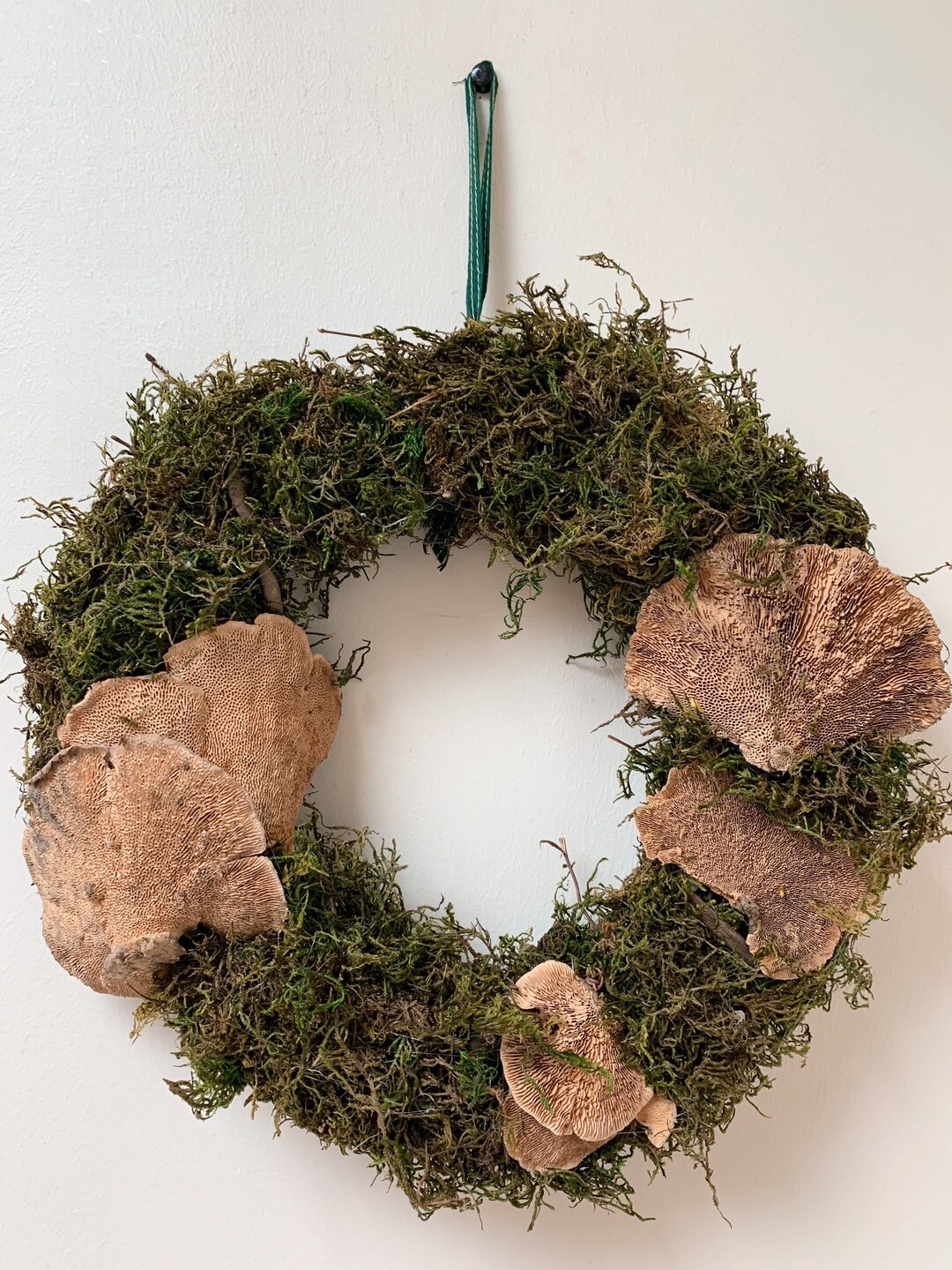 Moss Wreath, Spring Wreath, Spring Decor, Mushroom Wreath, Mother’s Day ...