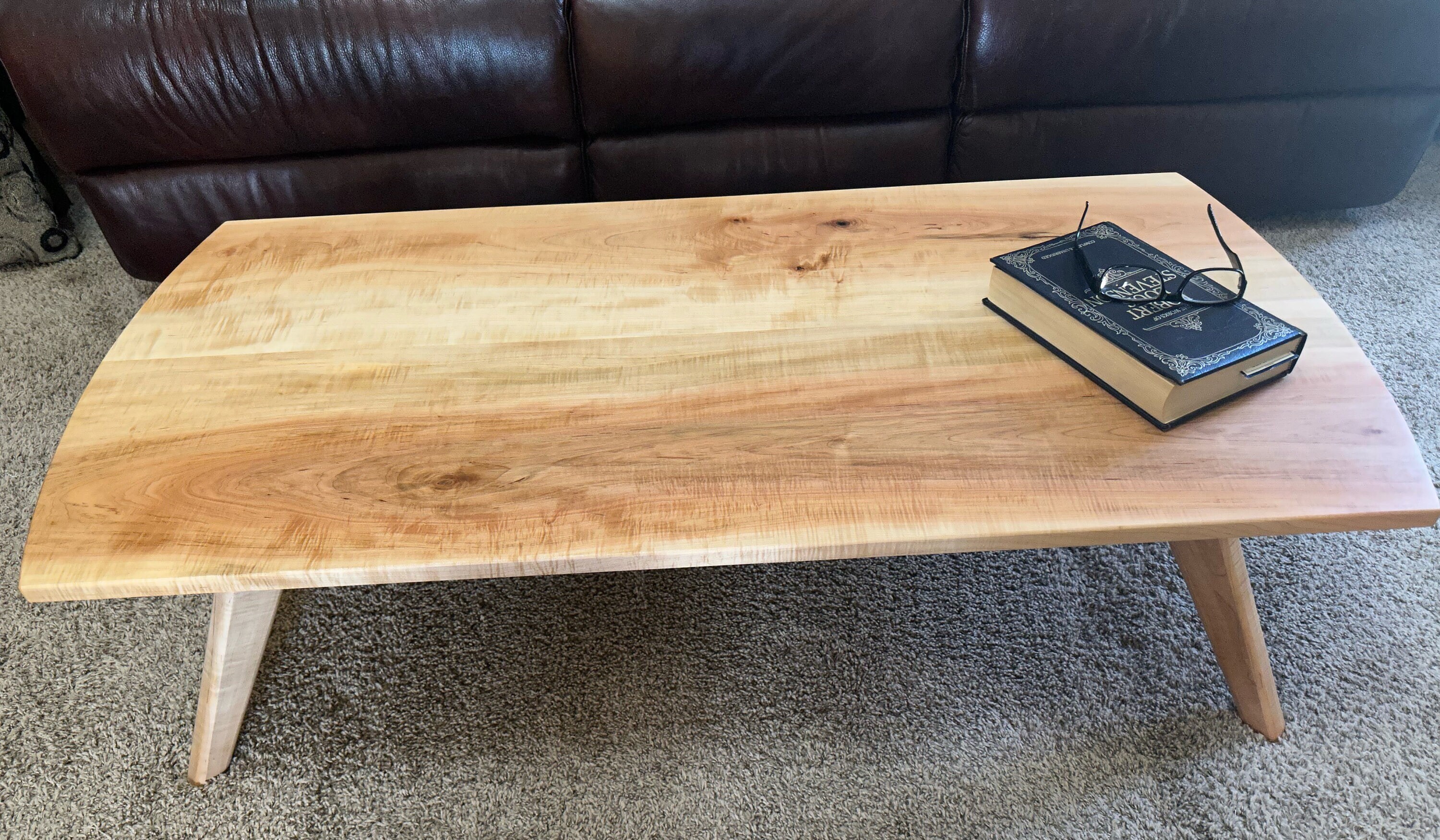 Solid Maple Coffee Table - Etsy