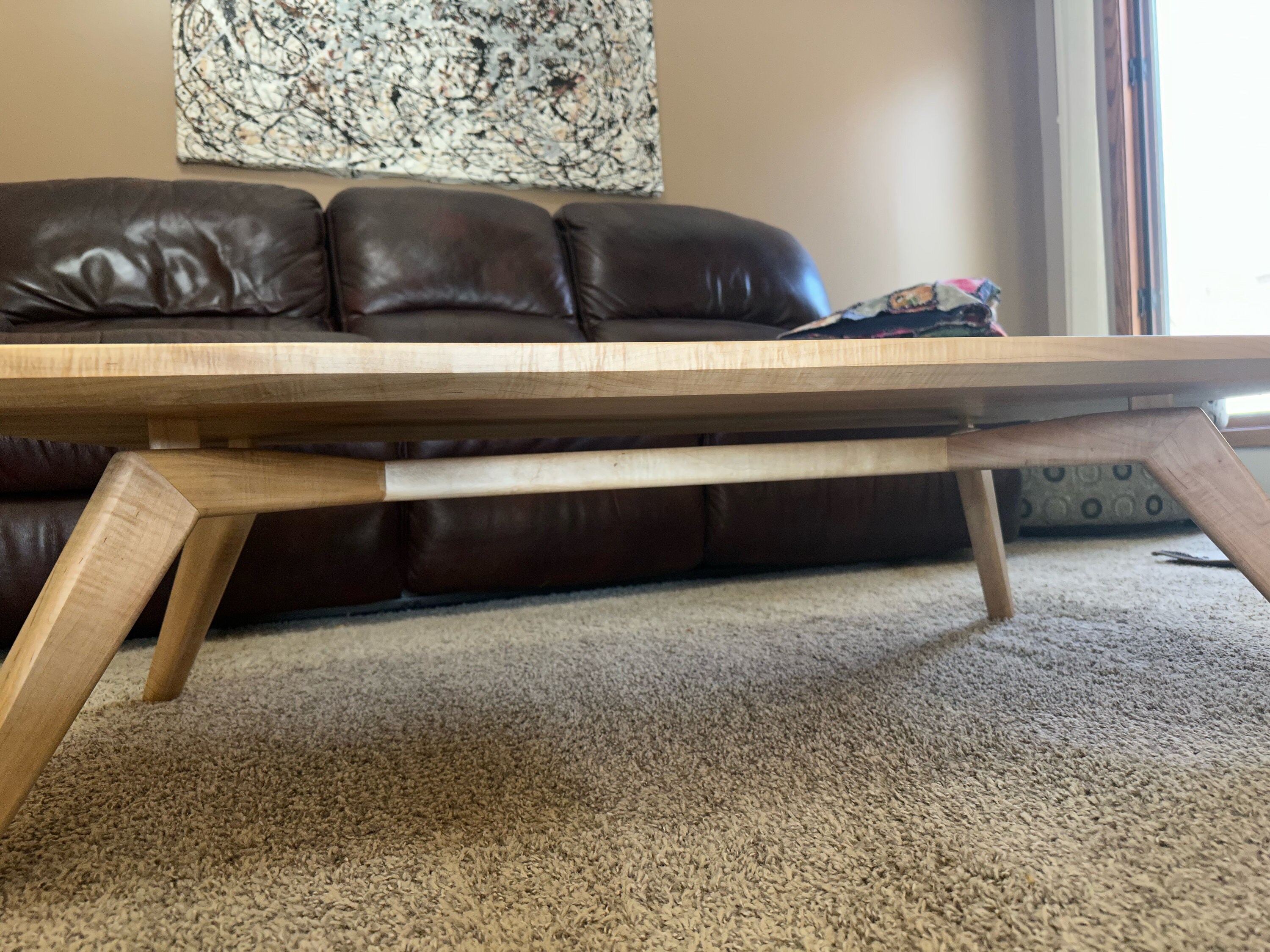 Solid Maple Coffee Table - Etsy