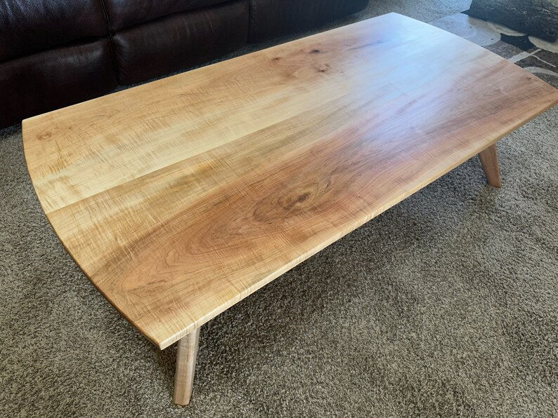 Solid Maple Coffee Table - Etsy