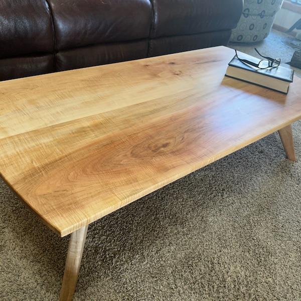 Solid Maple Coffee Table - Etsy