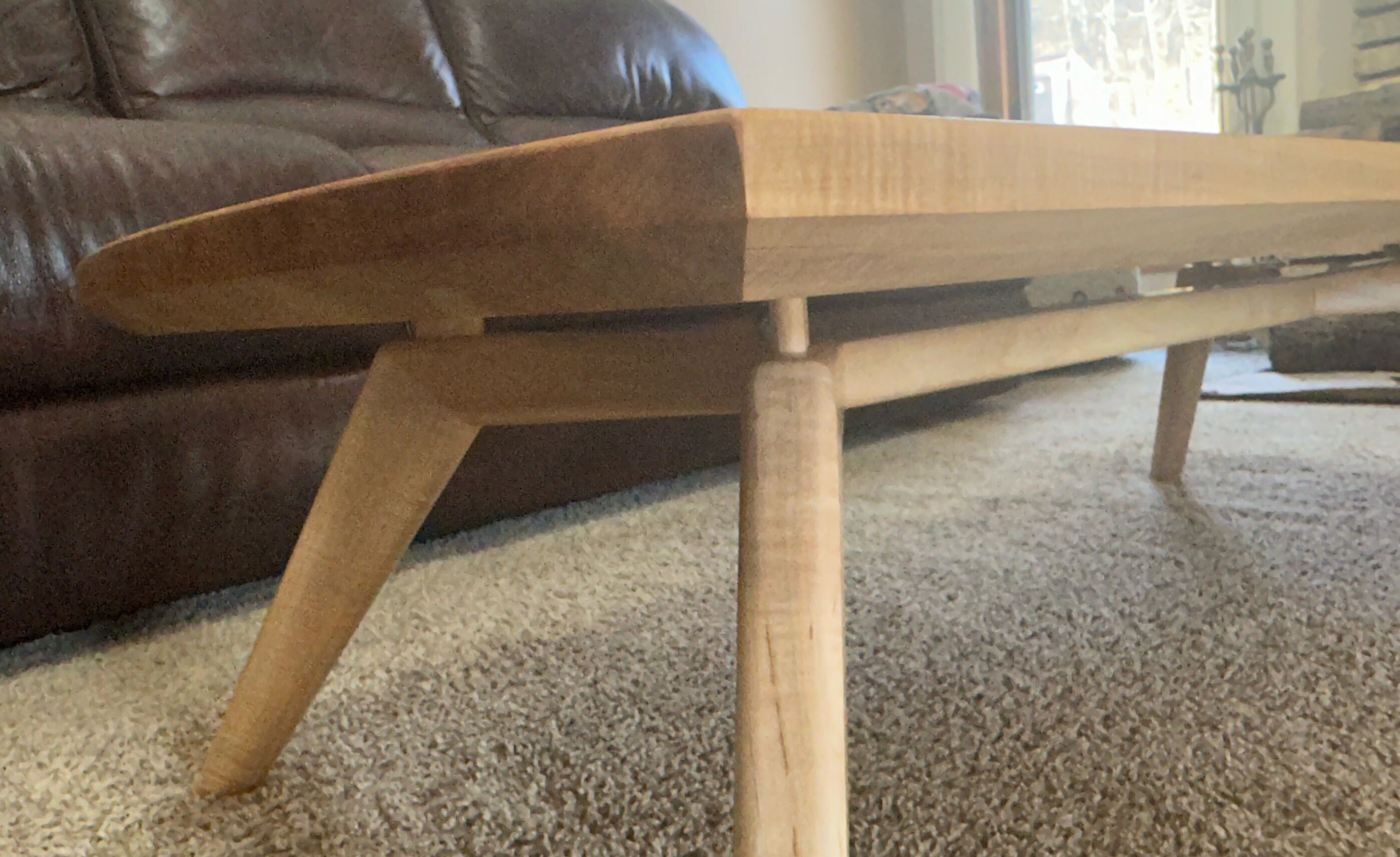 Solid Maple Coffee Table - Etsy
