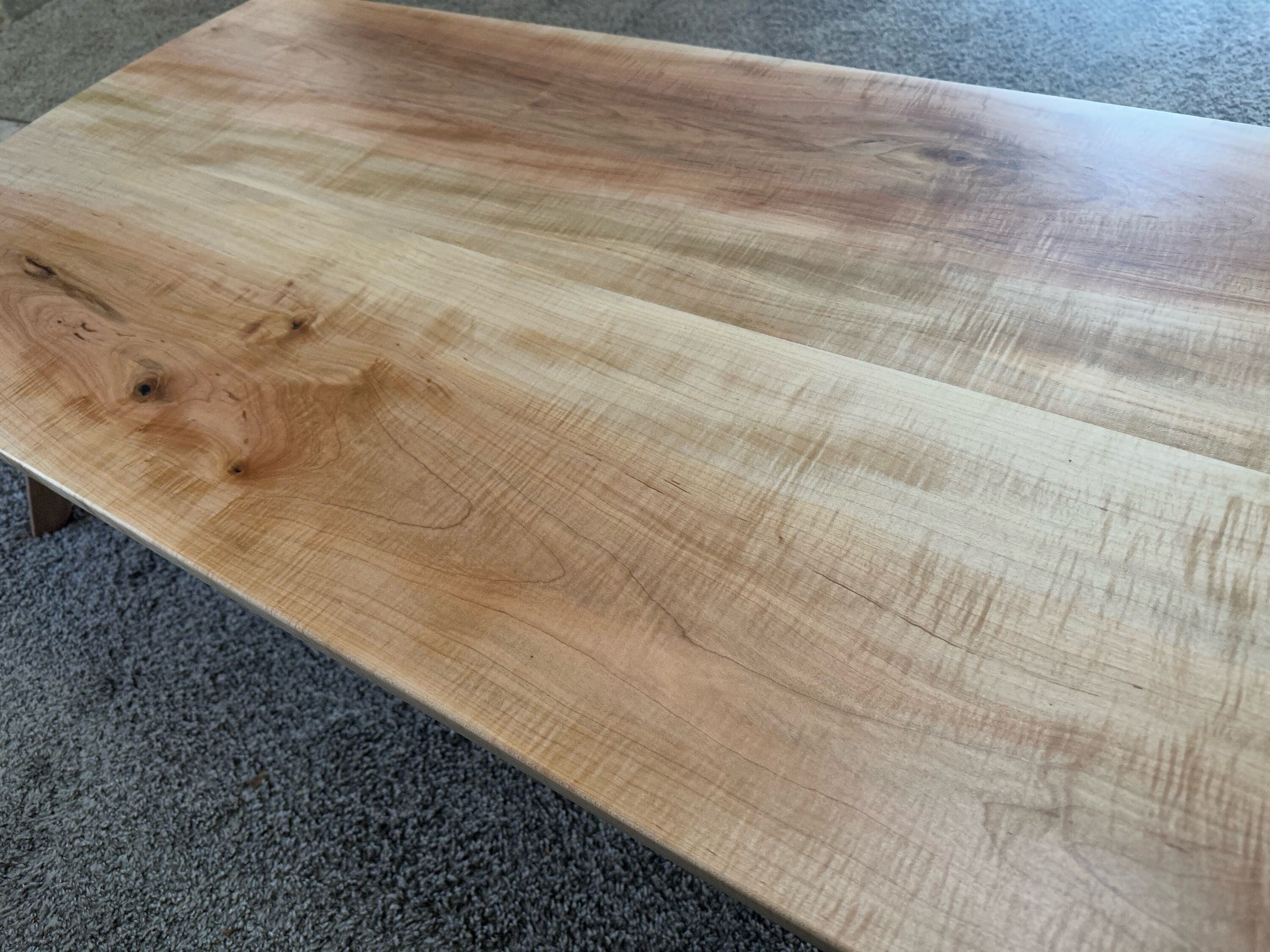 Solid Maple Coffee Table - Etsy