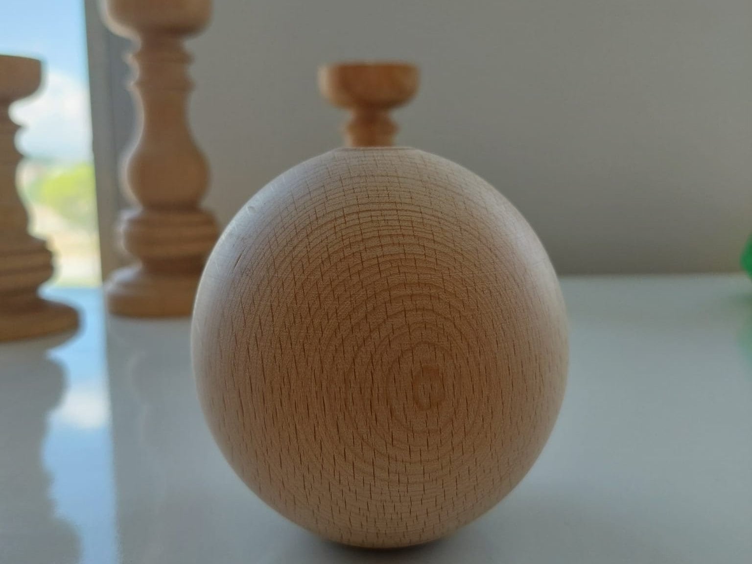 Mid Century Modern Beech Wood 4pcs of Ball-shaped Legs - DIY Furniture ...