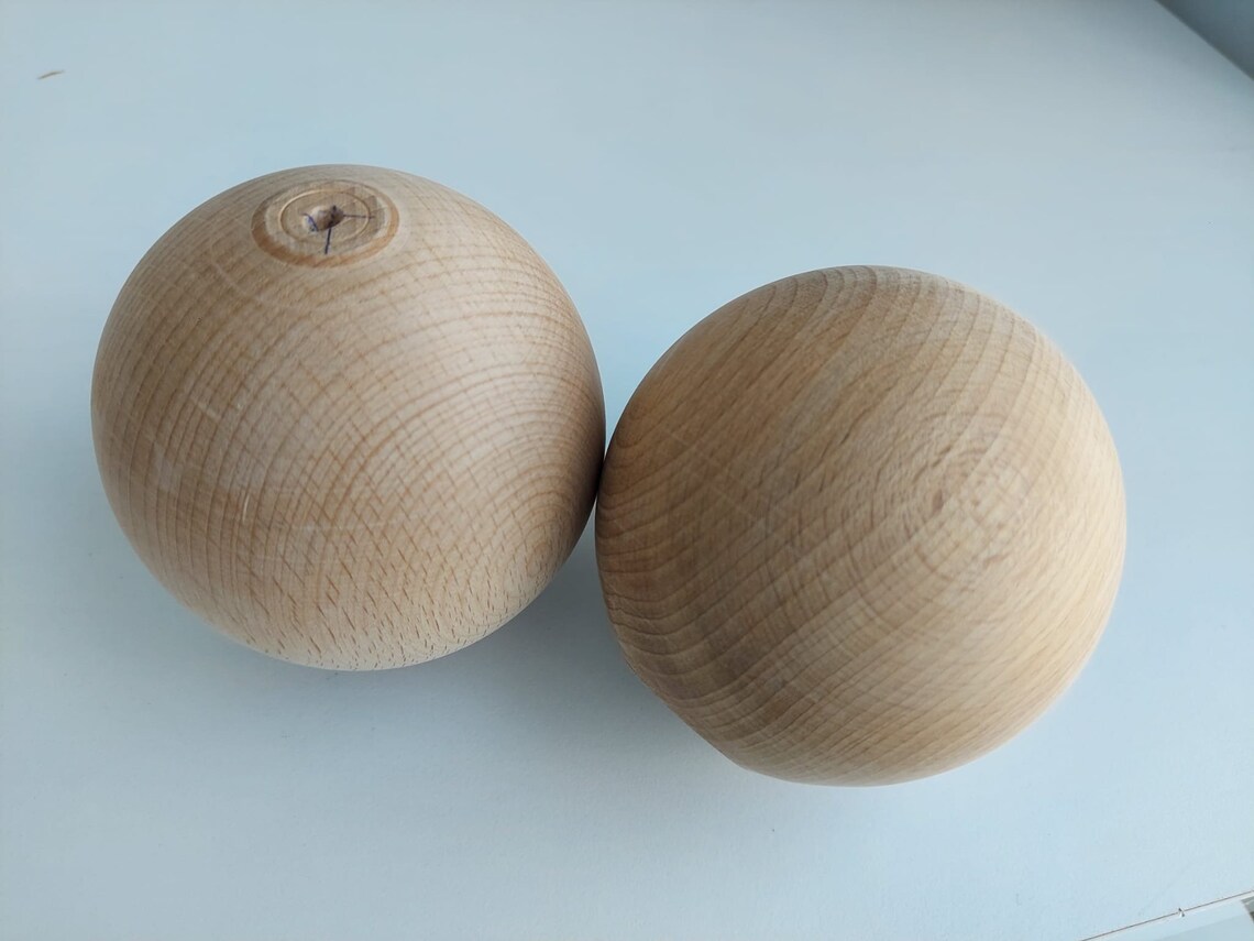 Mid Century Modern Beech Wood 4pcs of Ball-shaped Legs - DIY Furniture ...