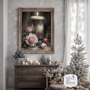 Victorian Christmas Still Life: Printable Vintage Watercolor Painting ...