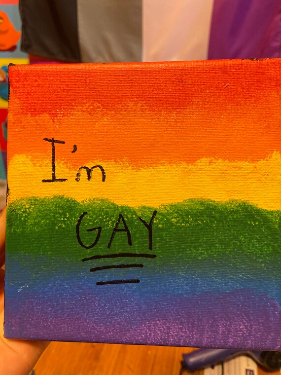 Coming Out Pride Painting - Etsy