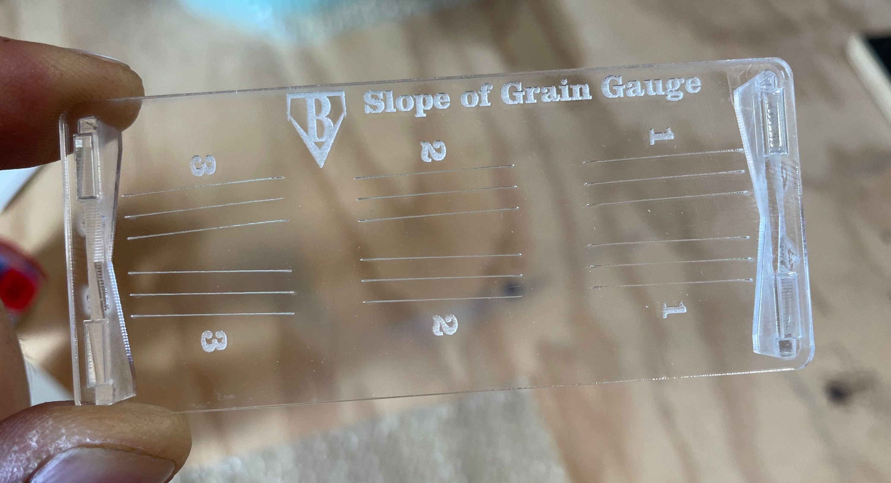 Baseball Bat Slope of Grain Gauge - Etsy