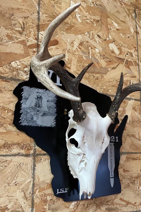 Engraved State European Mount Plaque - Etsy