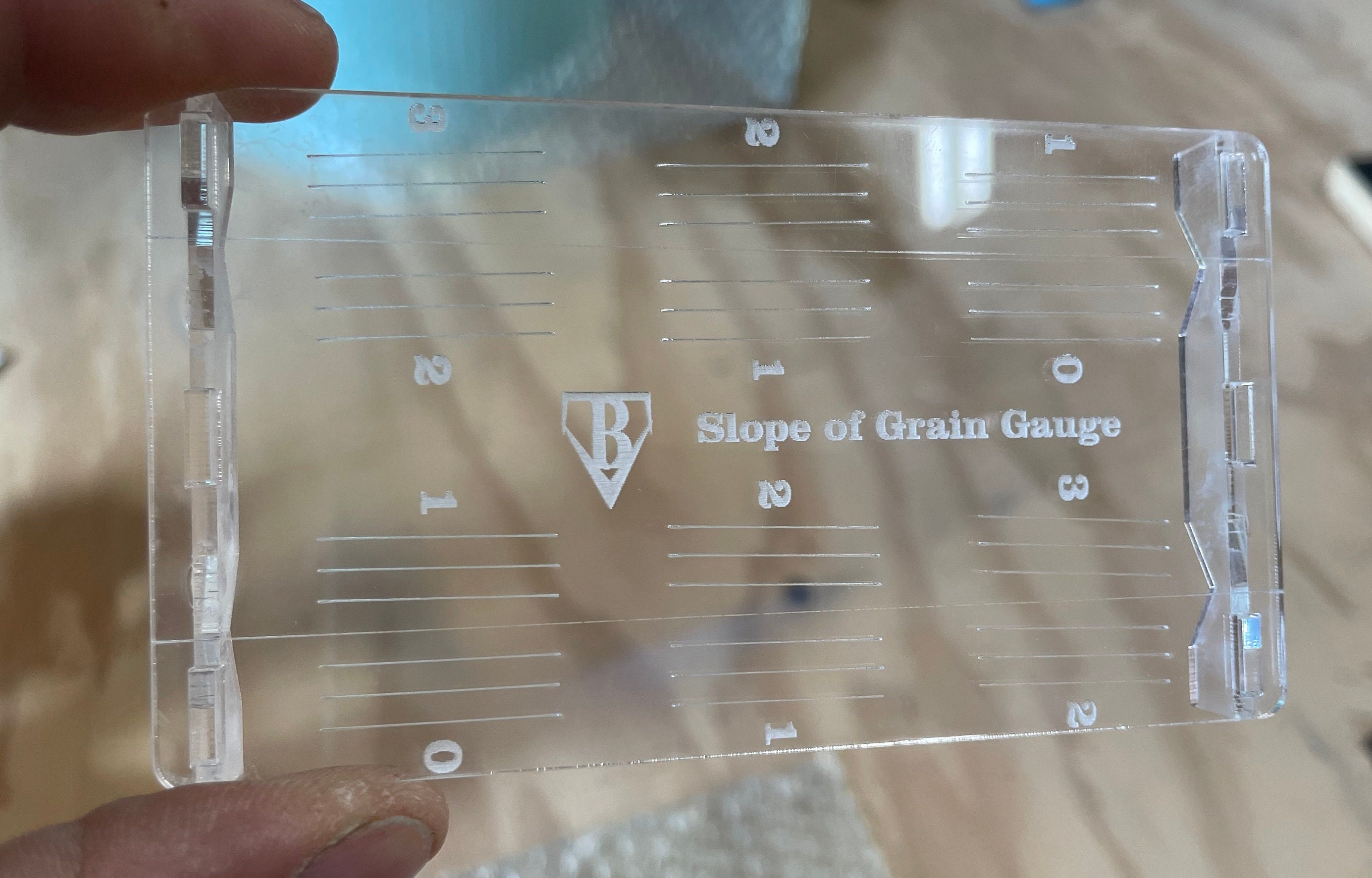 Baseball Bat Slope of Grain Gauge - Etsy