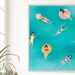Hawaii Wall Art, Swimming Poster, Ocean Print, Surfer Poster, Aesthetic ...