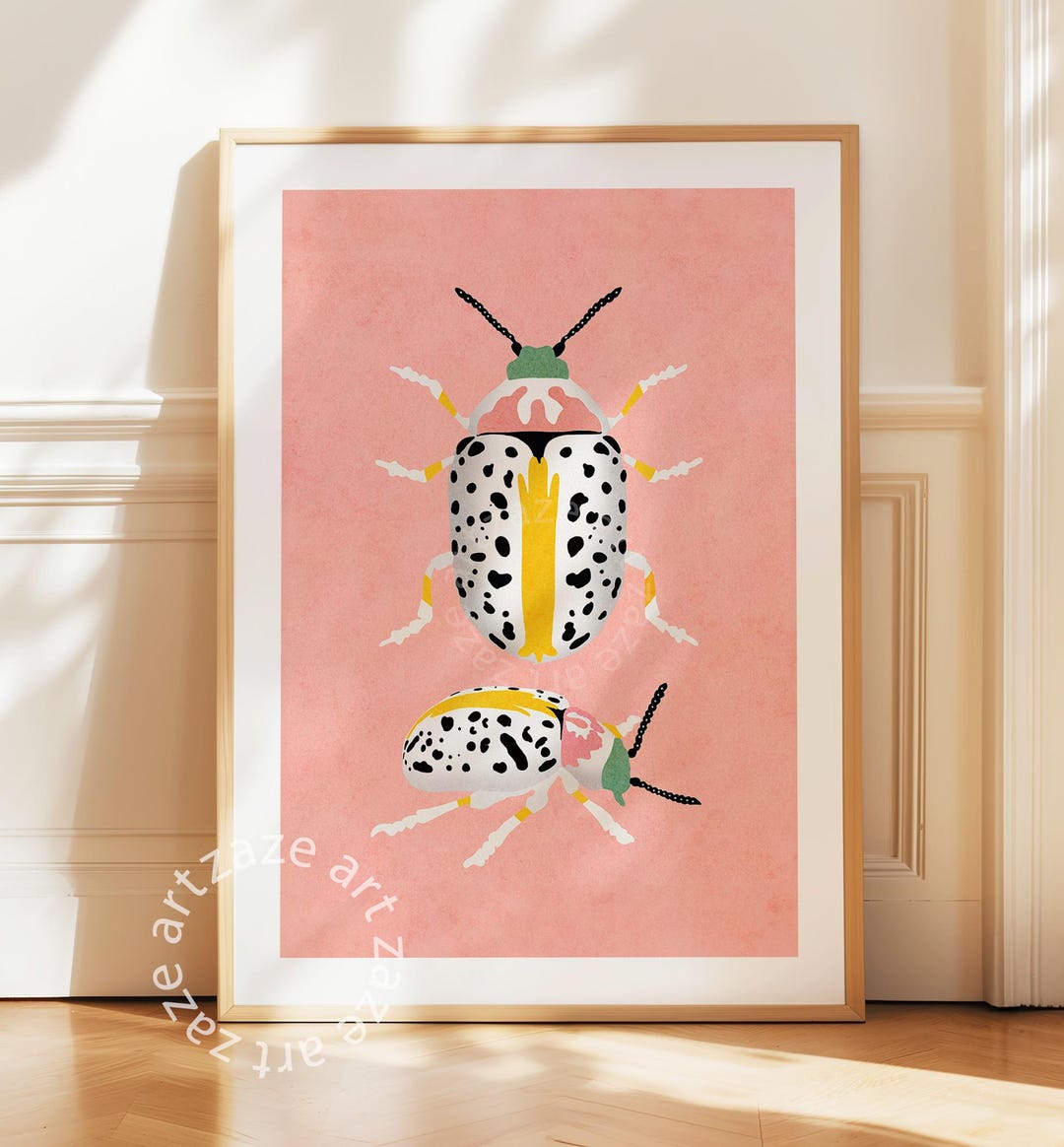 Beetle Wall Art, Bug Poster, Insect Print - Etsy