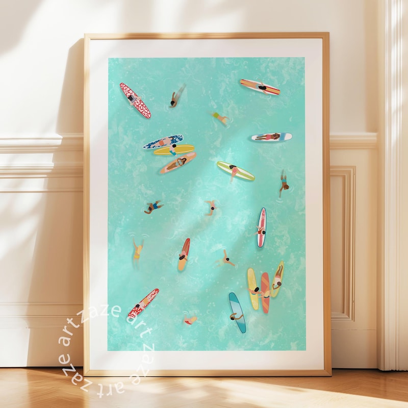 Surfing Wall Art - Etsy
