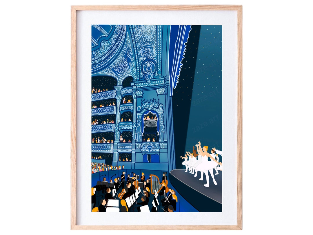 Ballet Print, Opera Wall Art, Aesthetic Poster, Ballet Art, Ballerina ...