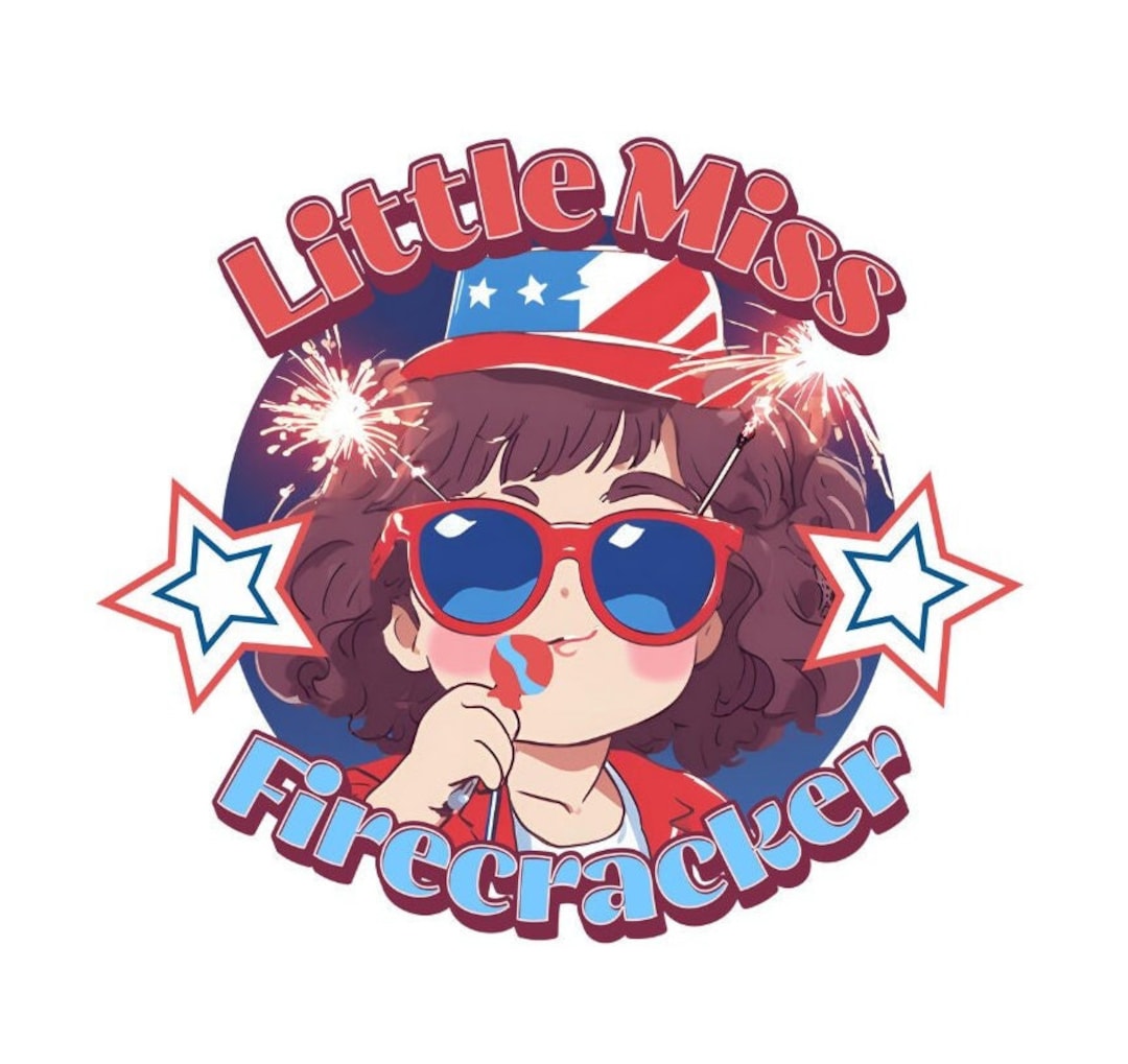Anime Patriotic Design 4th of July PNG Party Decoration Printable Art ...