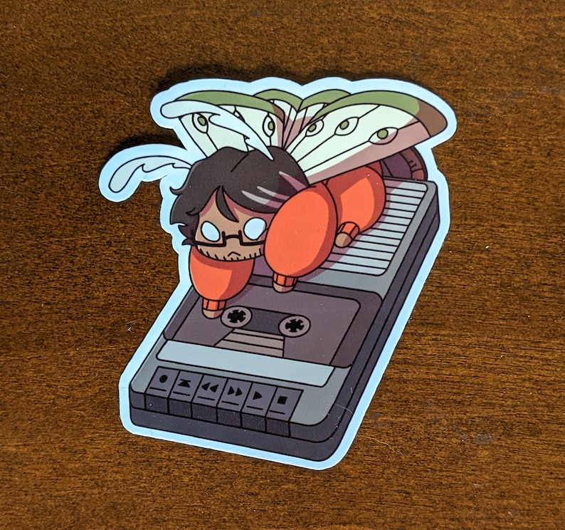 The Magnus Archives Inspired Moth Jons Stickers - Etsy