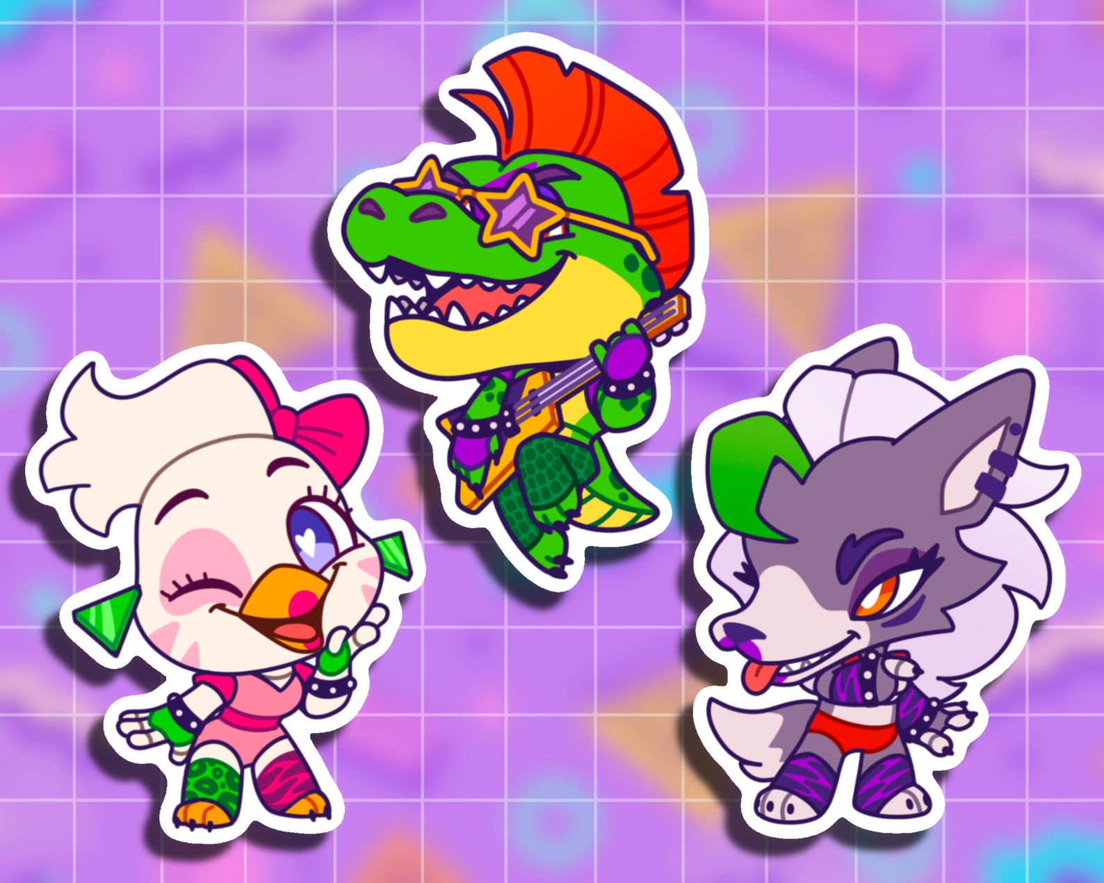 FNAF Security Breach Stickers / Five Nights at Freddy's - Etsy México