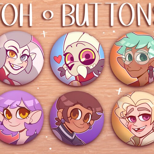 The Owl House Pin-back Buttons - Etsy