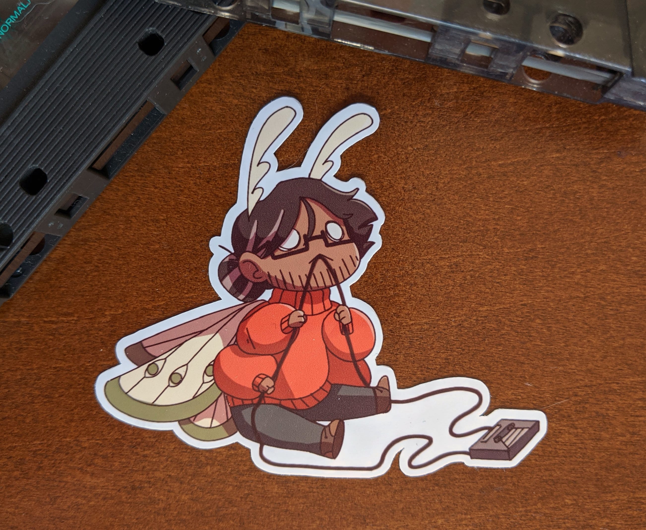 The Magnus Archives Inspired Moth Jon Sticker | Etsy