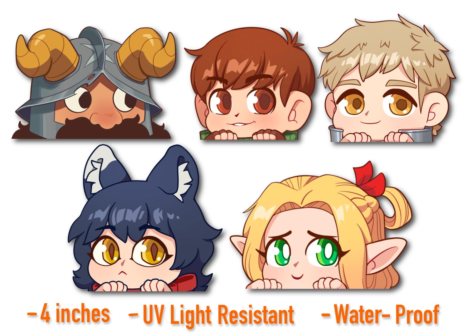 Dungeon Meshi Stickers | Delicious in Dungeon | Senshi | Laios ...