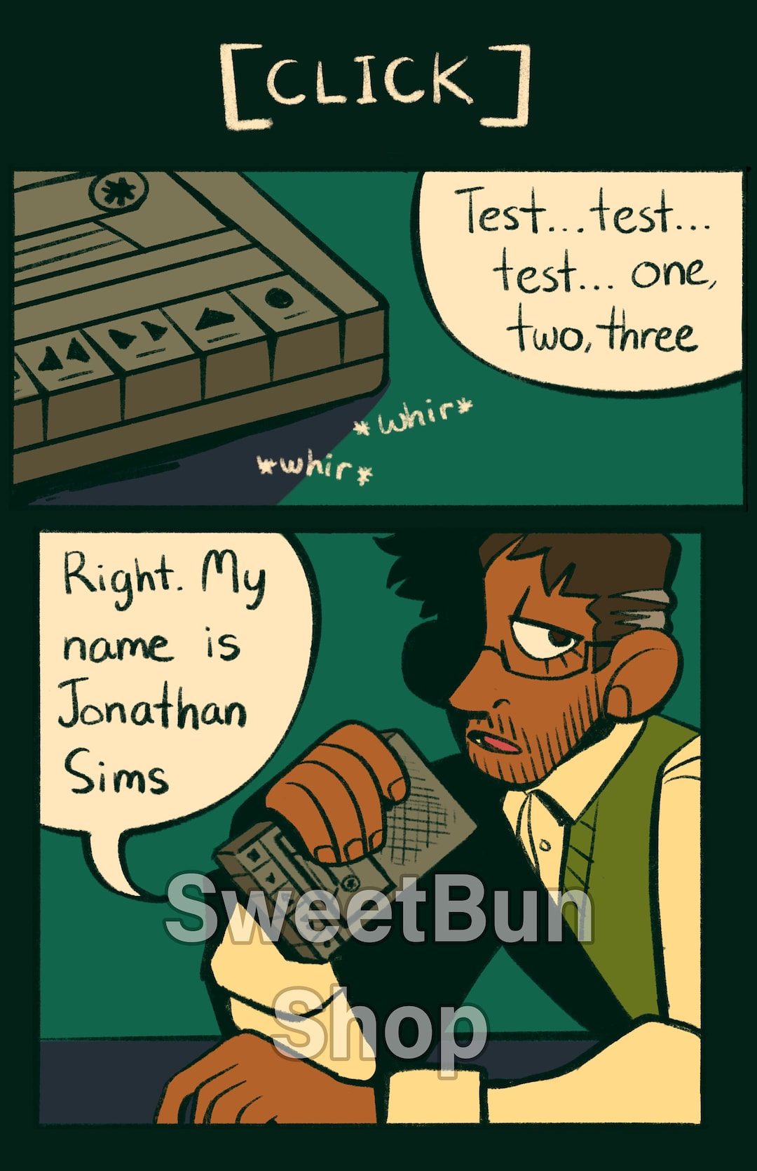 The Magnus Archives Print Jonathan Sims TMA Poster - Etsy