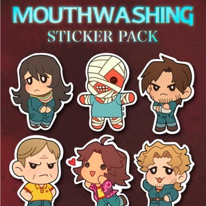 Mouthwashing Stickerpack | Curly | Anya | Swansea | Daisuke ...