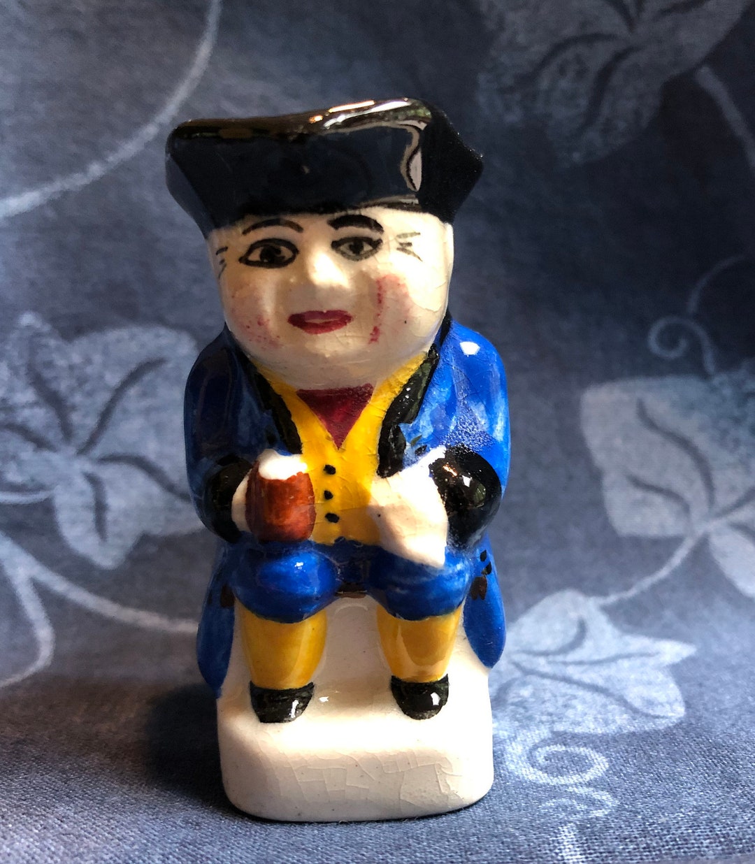 Vintage Miniature Ceramic Toby Mug Made in England - Etsy