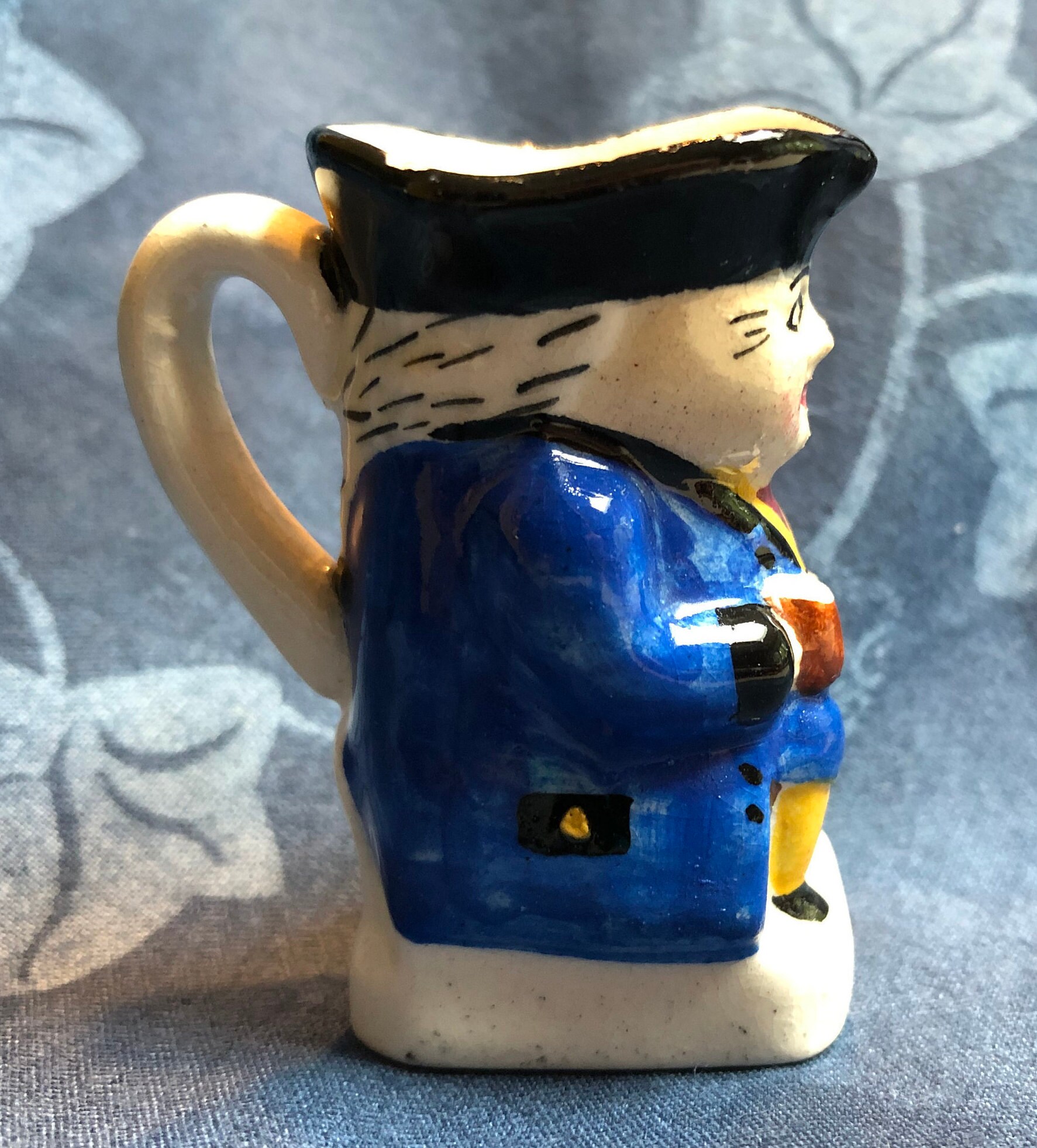 Vintage Miniature Ceramic Toby Mug Made in England - Etsy