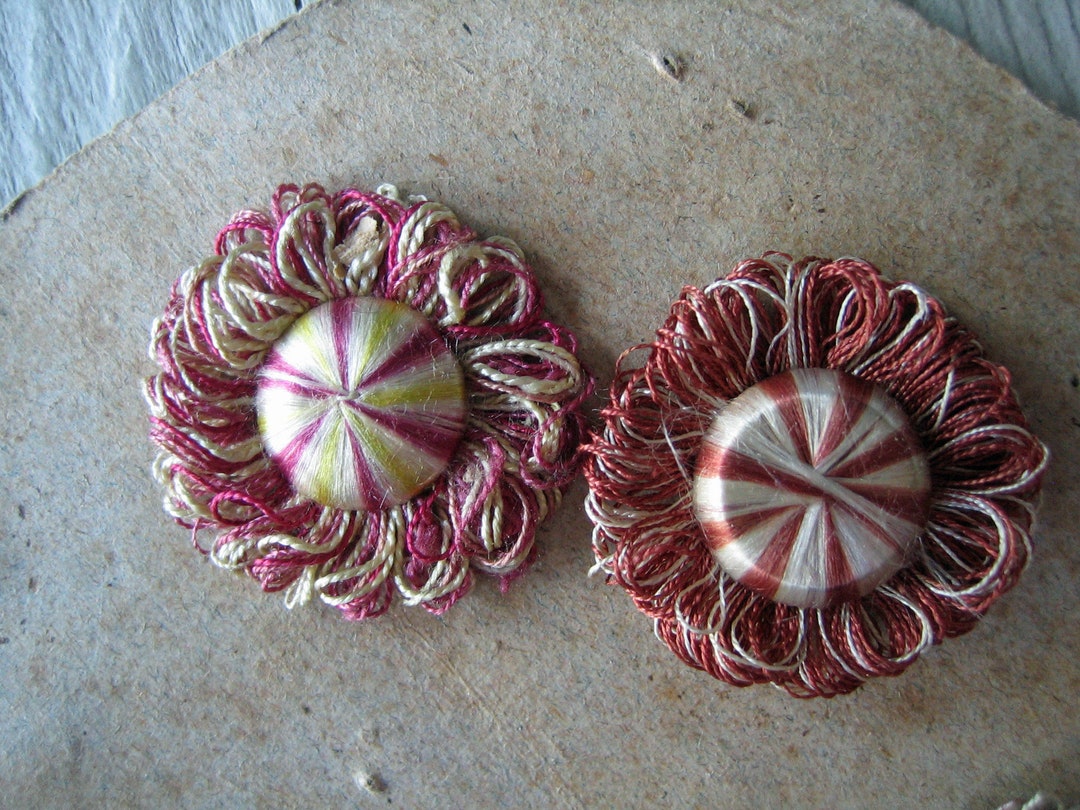 One Victorian Late 1800s Floss Embellishment Applique (ref: A-5426 Box ...