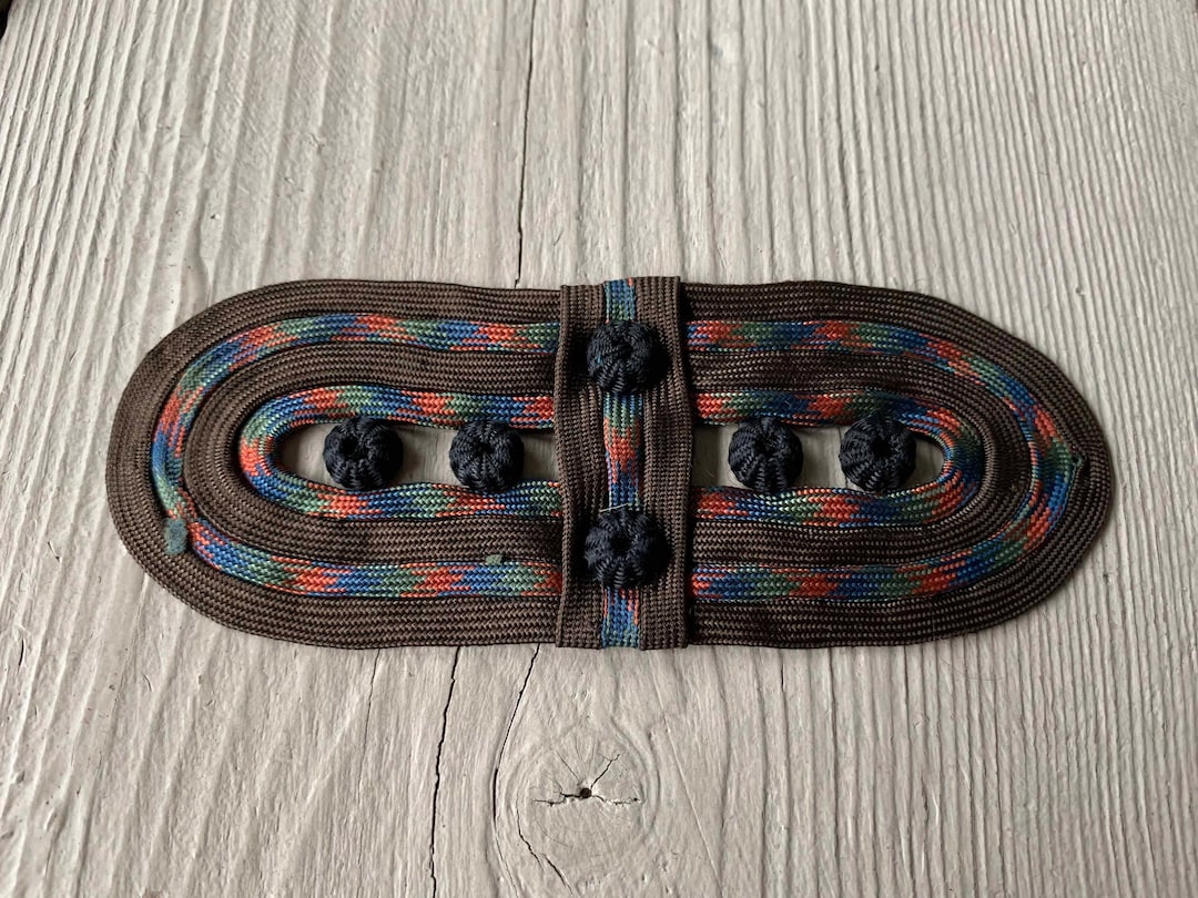 Antique Beaded and Braid Applique ref: A-6224/306 Box 3 - Etsy