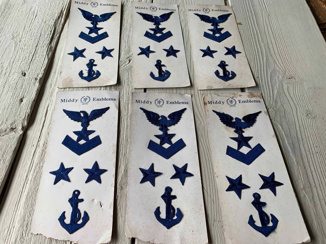 Select One Card Antique Nautical Embroidered Emblems Appliques A-2921 ...