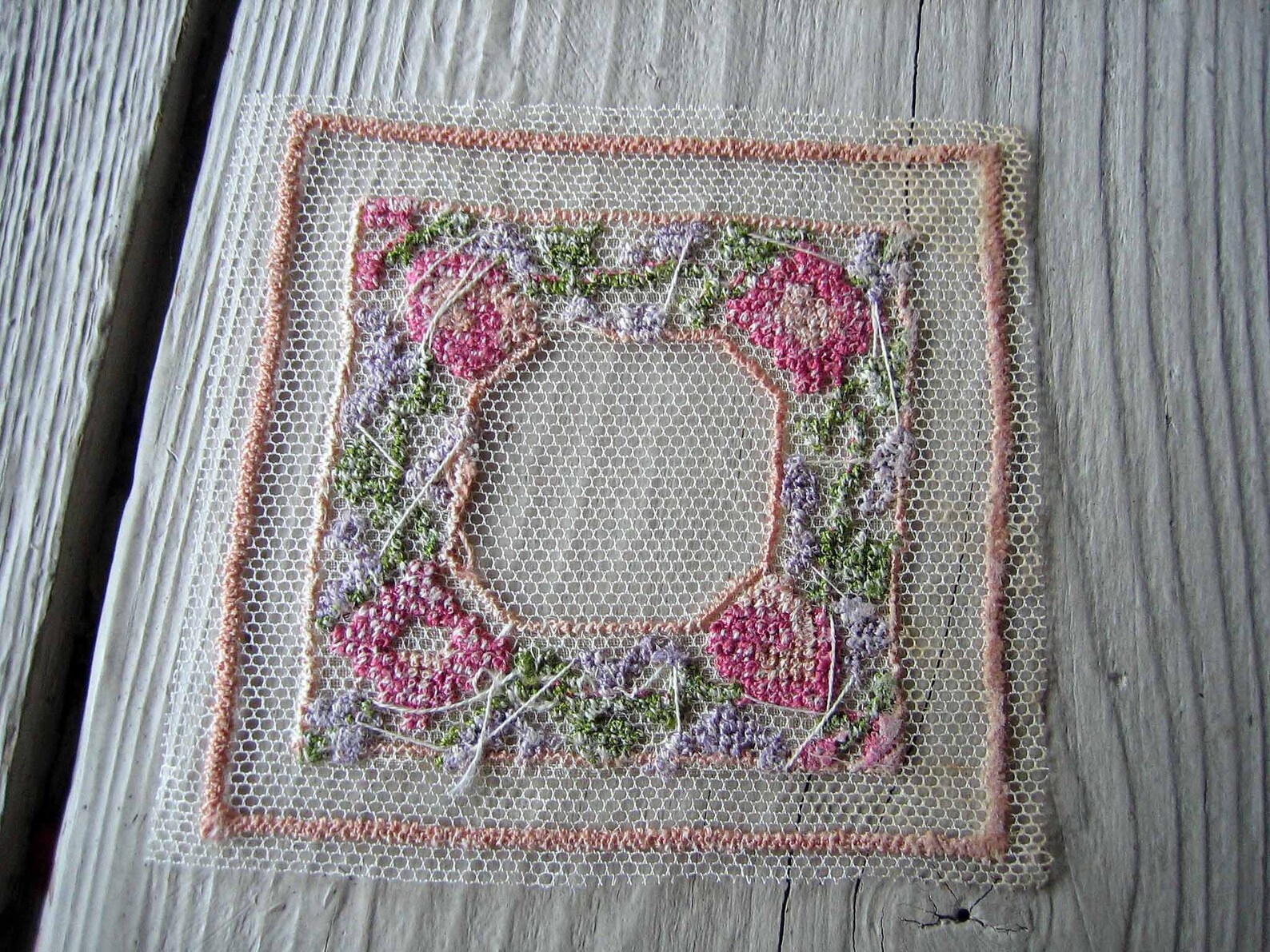 One Antique Embroidered Applique (ref: A-3430/3 Box 6) - Etsy