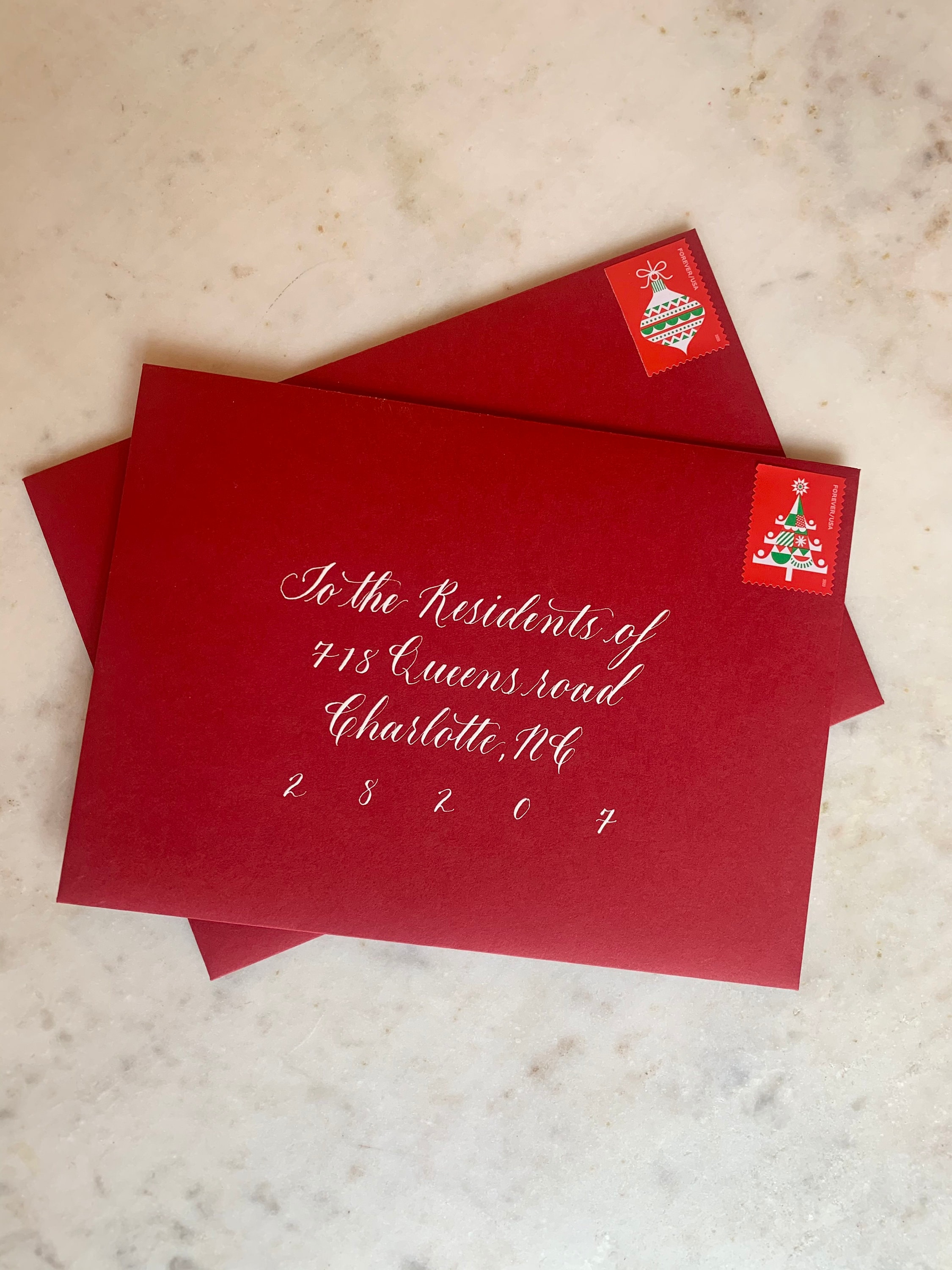 Custom Calligraphy Handwritten Envelopes- Great for Weddings ...