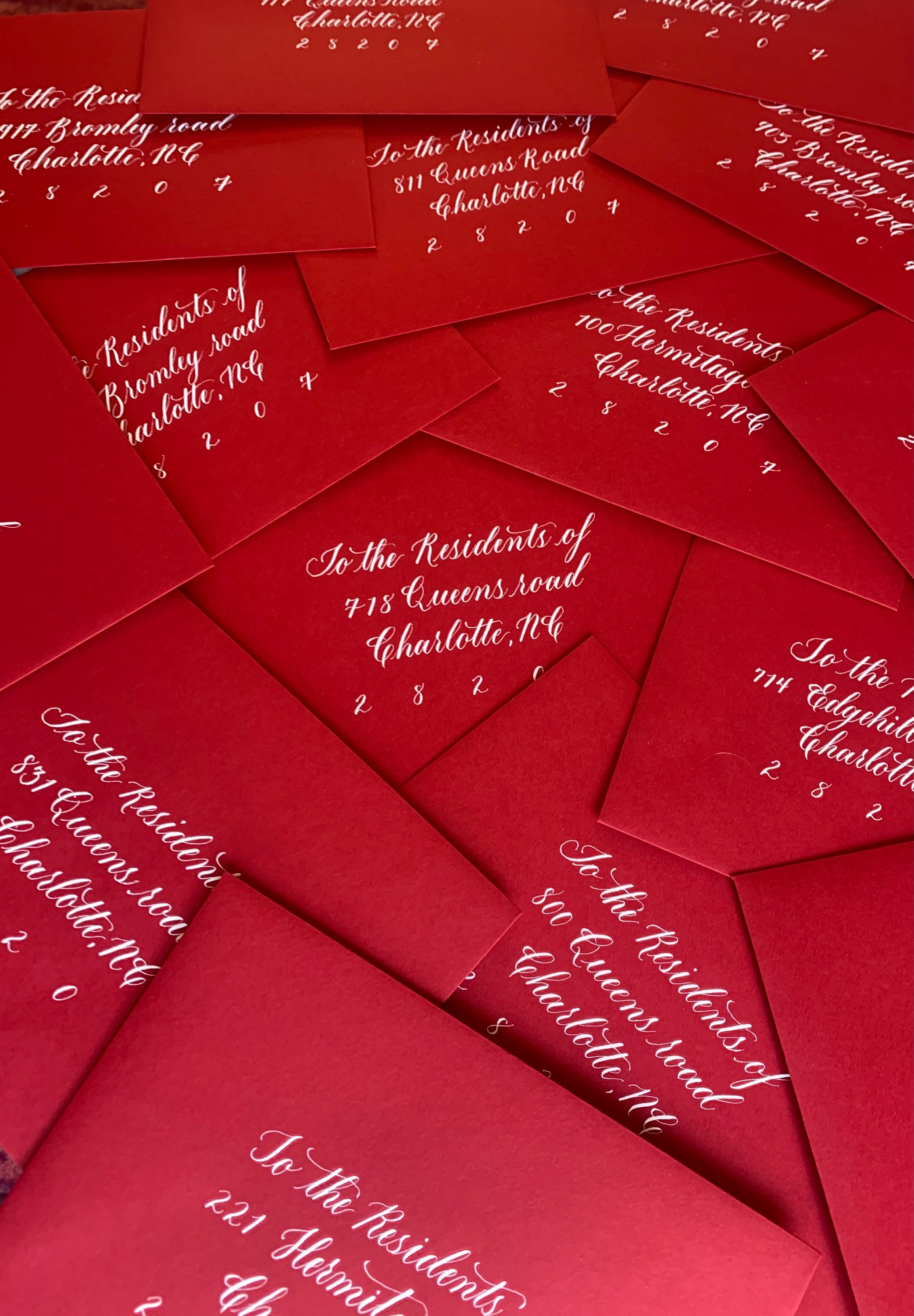 Custom Calligraphy Handwritten Envelopes- Great for Weddings ...