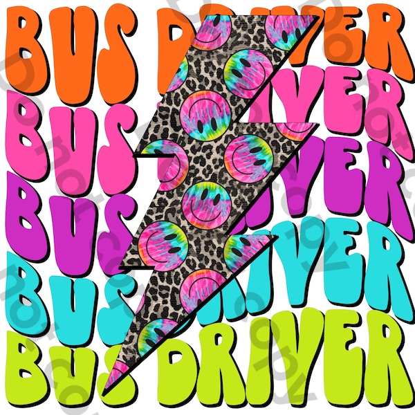 School Bus Driver Screen Prints - Etsy